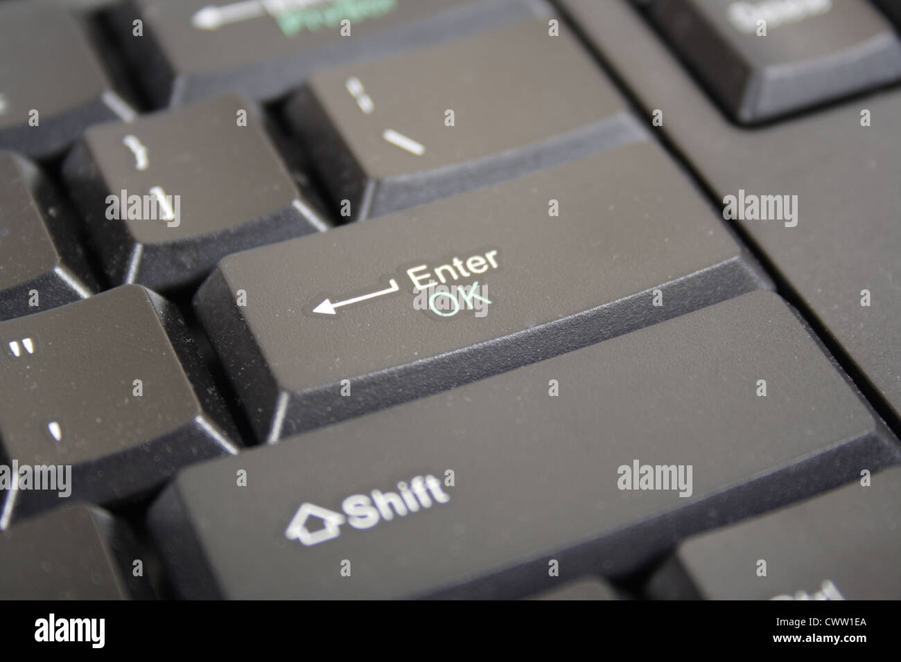 black keyboard of the computer abstract background Stock Photo - Alamy