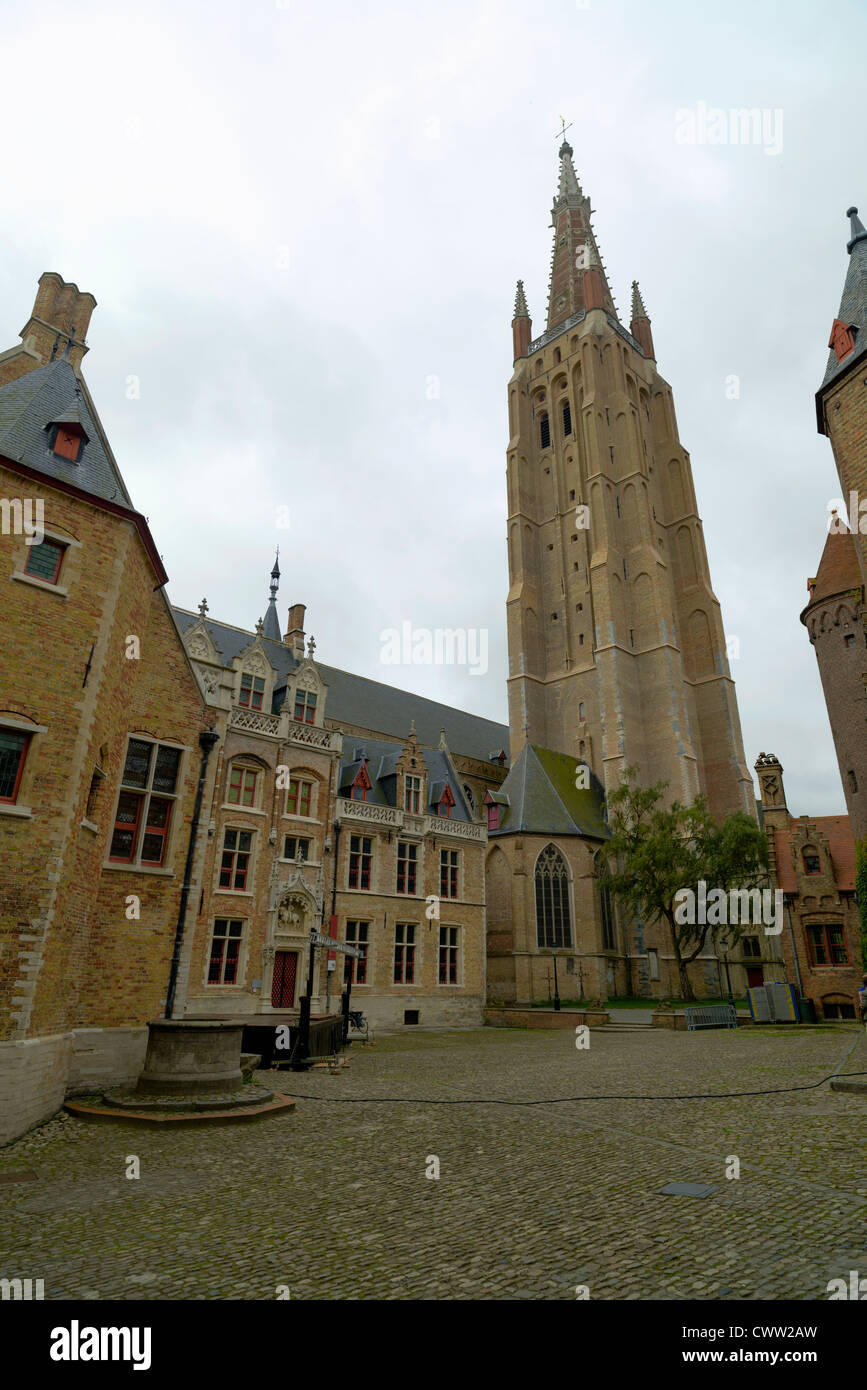 Tower church our lady bruges hi-res stock photography and images - Alamy