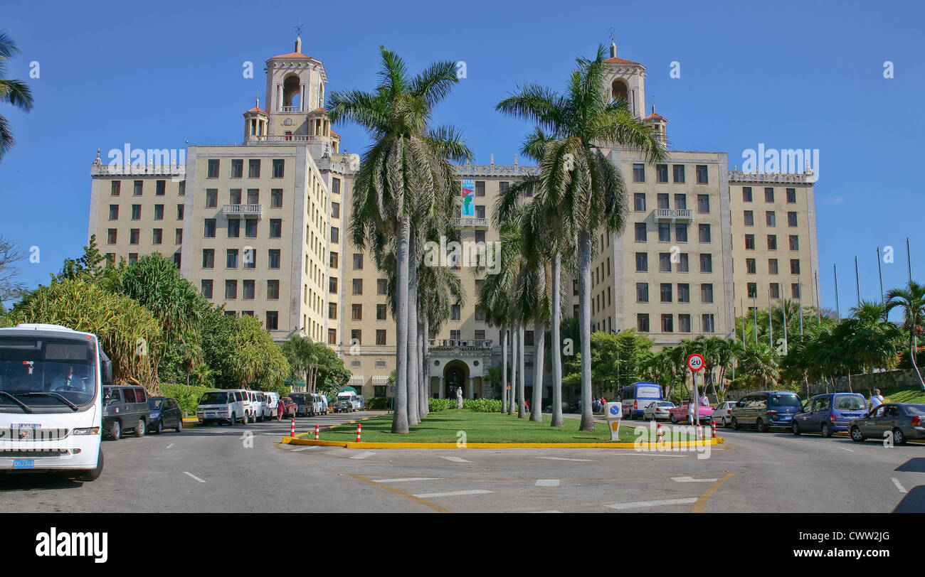 Front / main entrance to Nacional de Cuba hotel, Vedado, Plaza, Ciudad ...