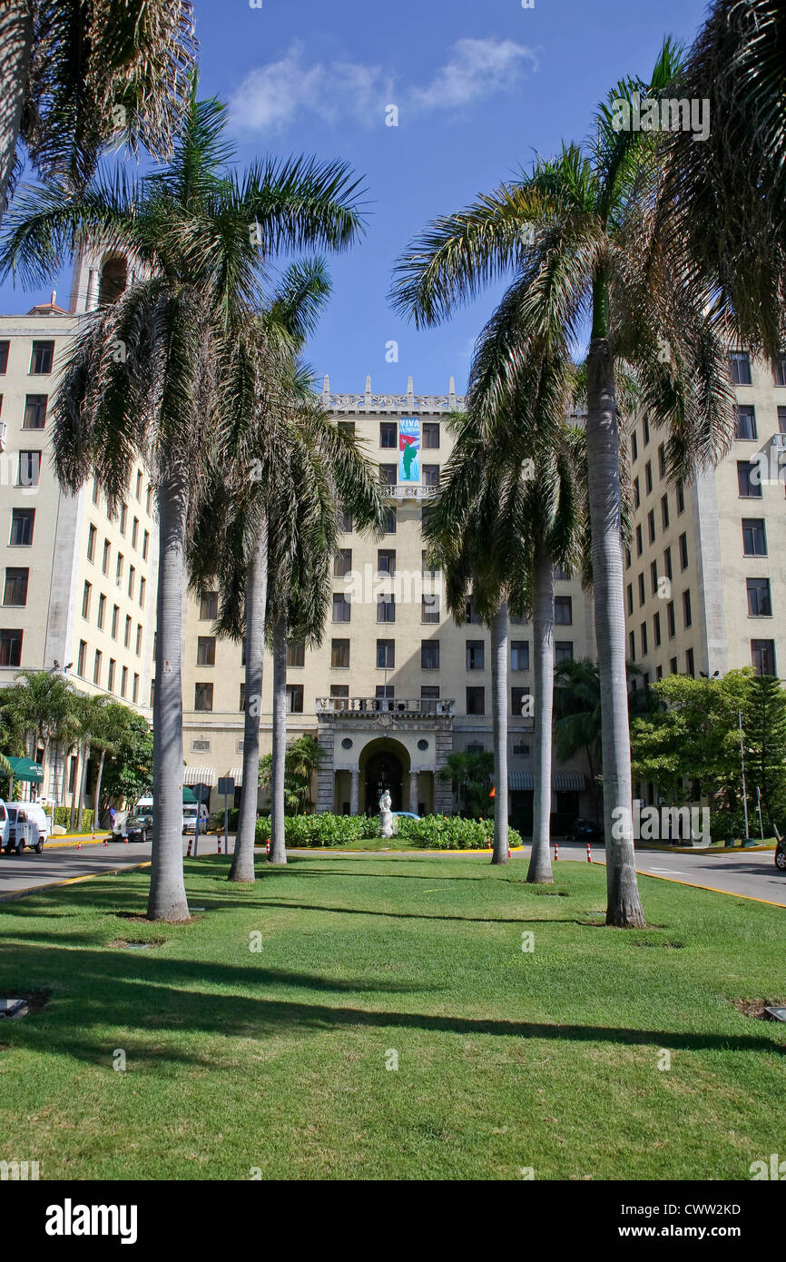 Front / main entrance to Nacional de Cuba hotel, Vedado, Plaza, Ciudad ...