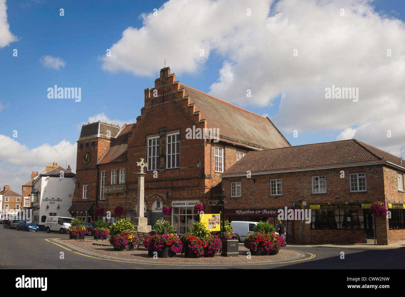 Howden, Market Place, Yorkshire Stock Photo - Alamy