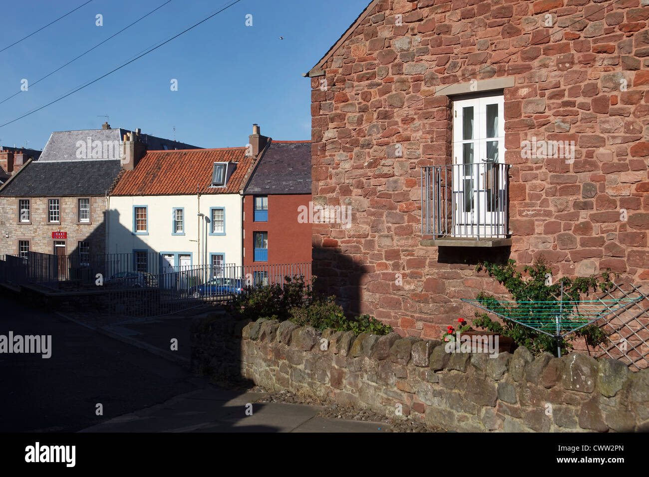 Dunbar, East Lothian, Scotland, UK east coast. Typical Buildings Stock ...