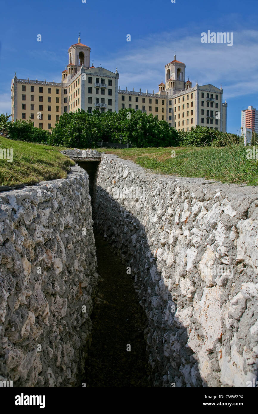 Back view of Nacional de Cuba hotel, Vedado, Plaza, Ciudad de la Habana ...