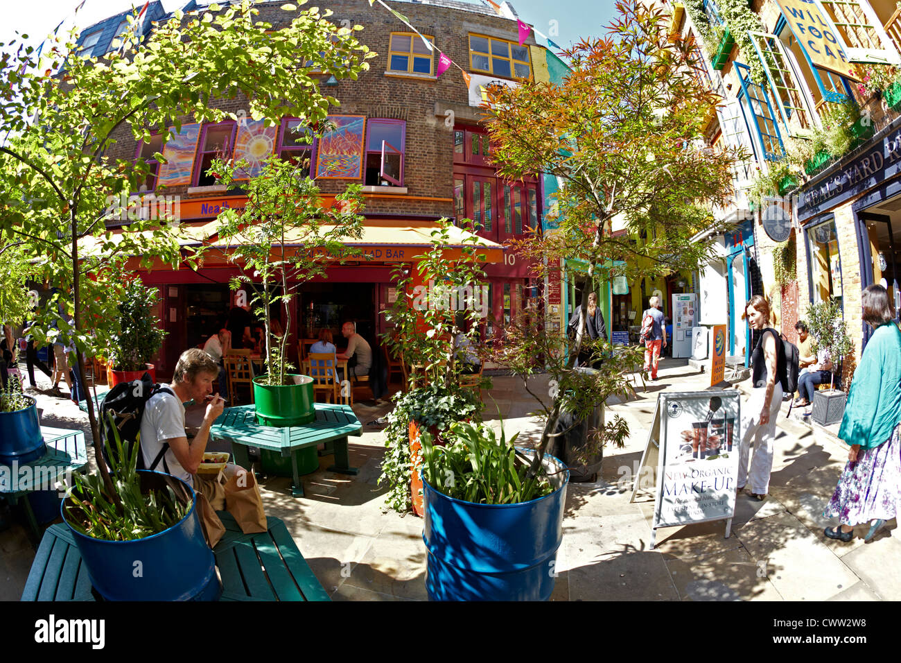 Neils Yard Covent Garden London UK Stock Photo - Alamy
