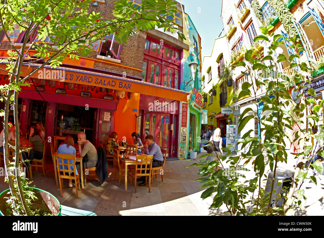 Neils Yard Covent Garden London UK Stock Photo - Alamy