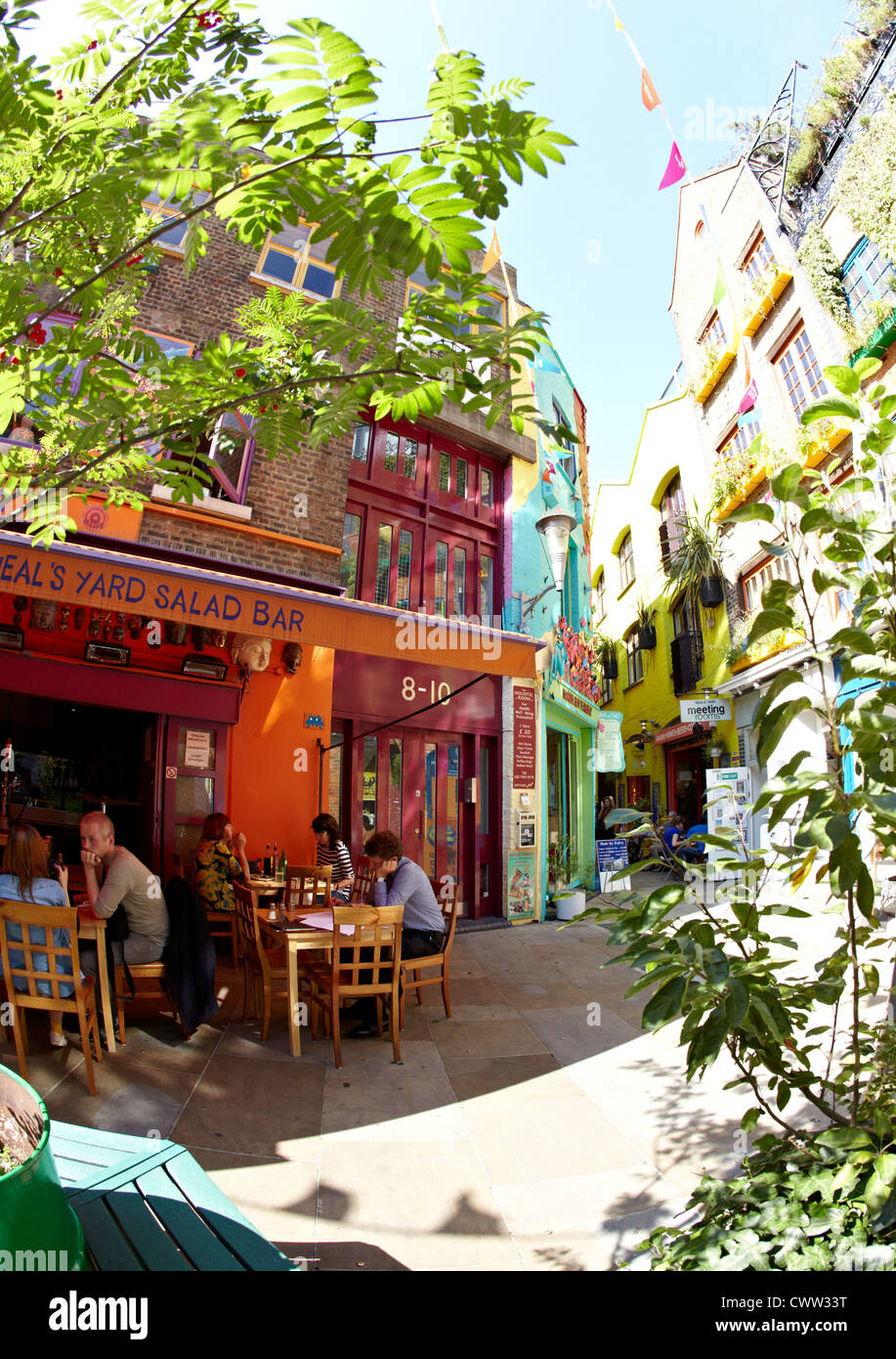 Neils Yard Covent Garden London UK Stock Photo - Alamy