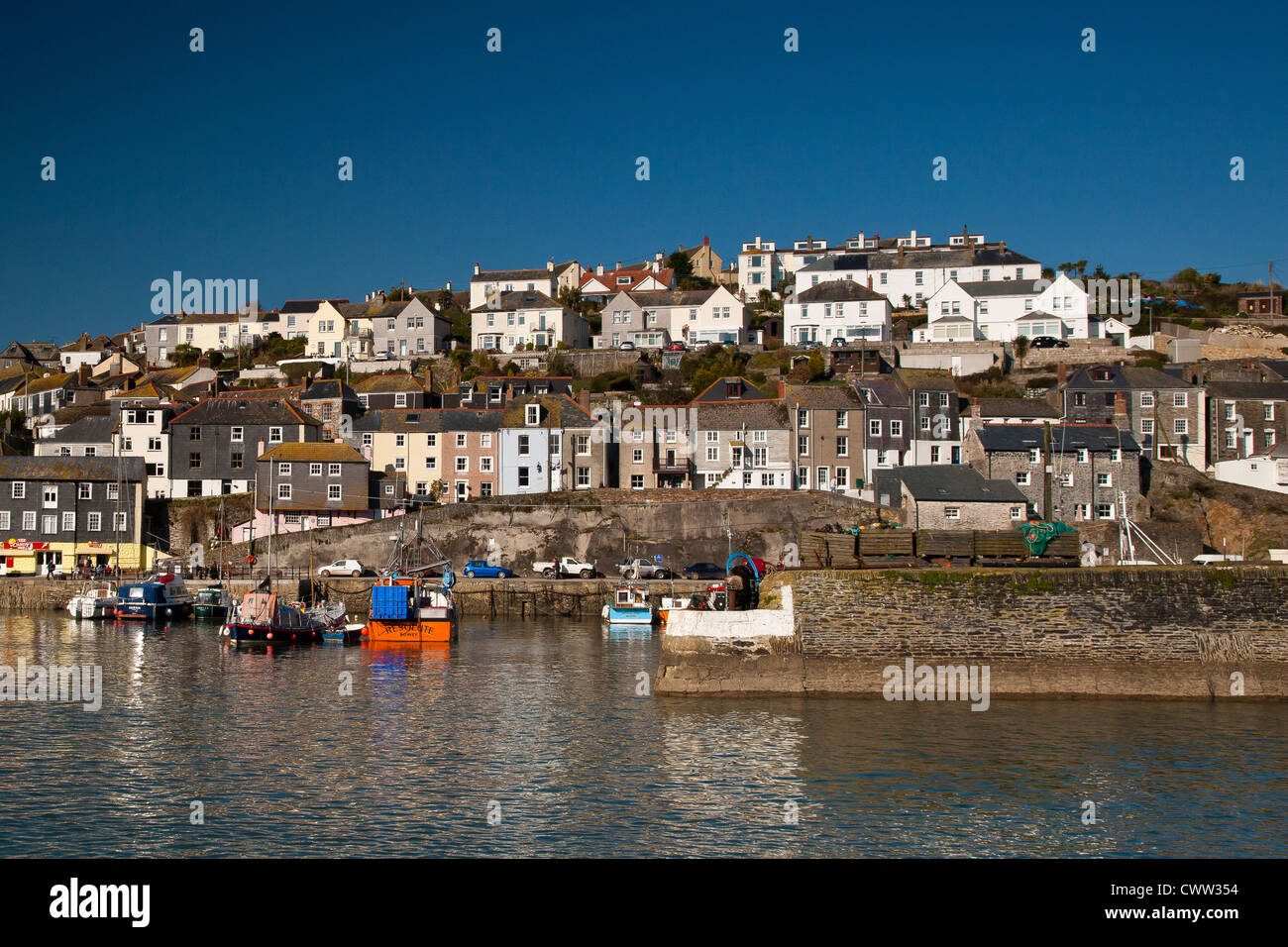 Mevagissey sunset hi-res stock photography and images - Alamy