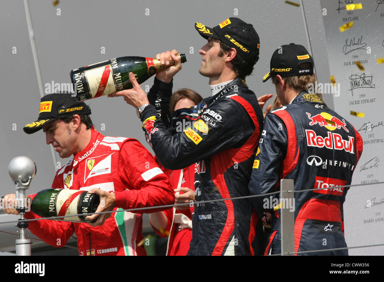 Mark Webber (Red Bull Racing) British Grand Prix, Silverstone UK ...
