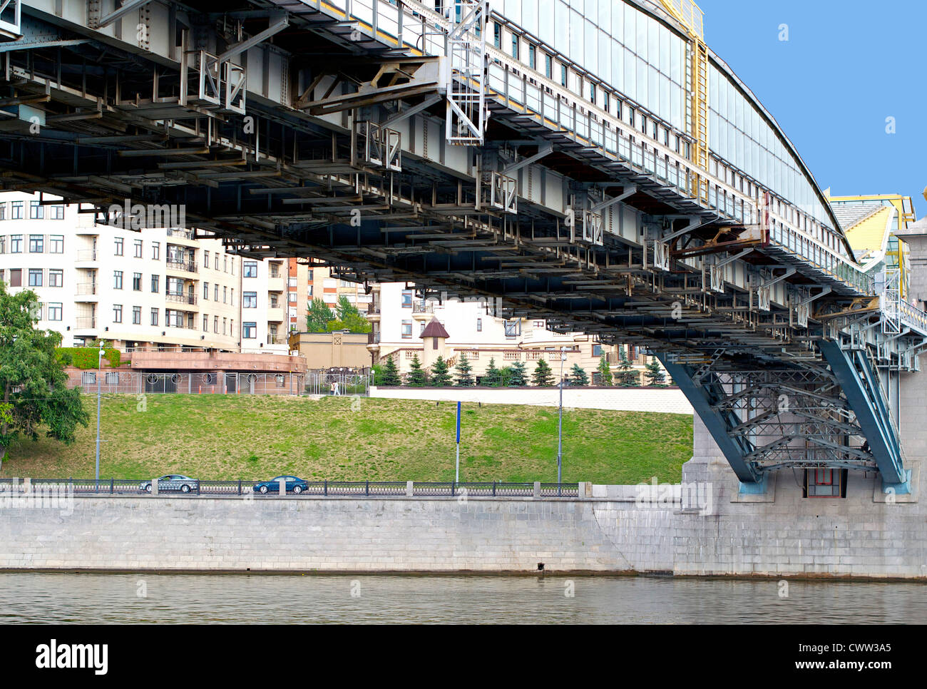 Photo of the bridge in Moscow, Russia Stock Photo - Alamy