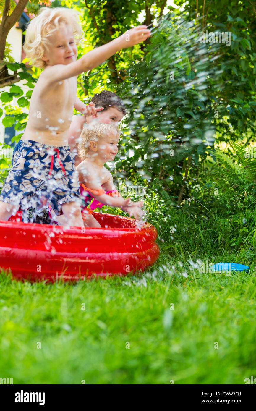Boys Paddling High Resolution Stock Photography and Images - Alamy