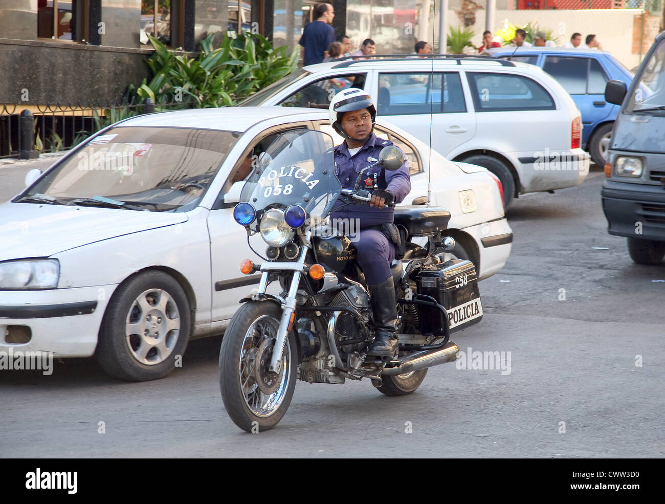 Cuban police car hi-res stock photography and images - Alamy
