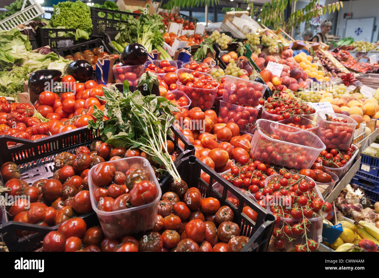 Florence italy market hi-res stock photography and images - Alamy