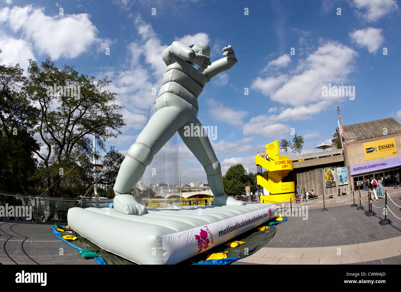 Inflatable Man London 2012 UK Stock Photo - Alamy