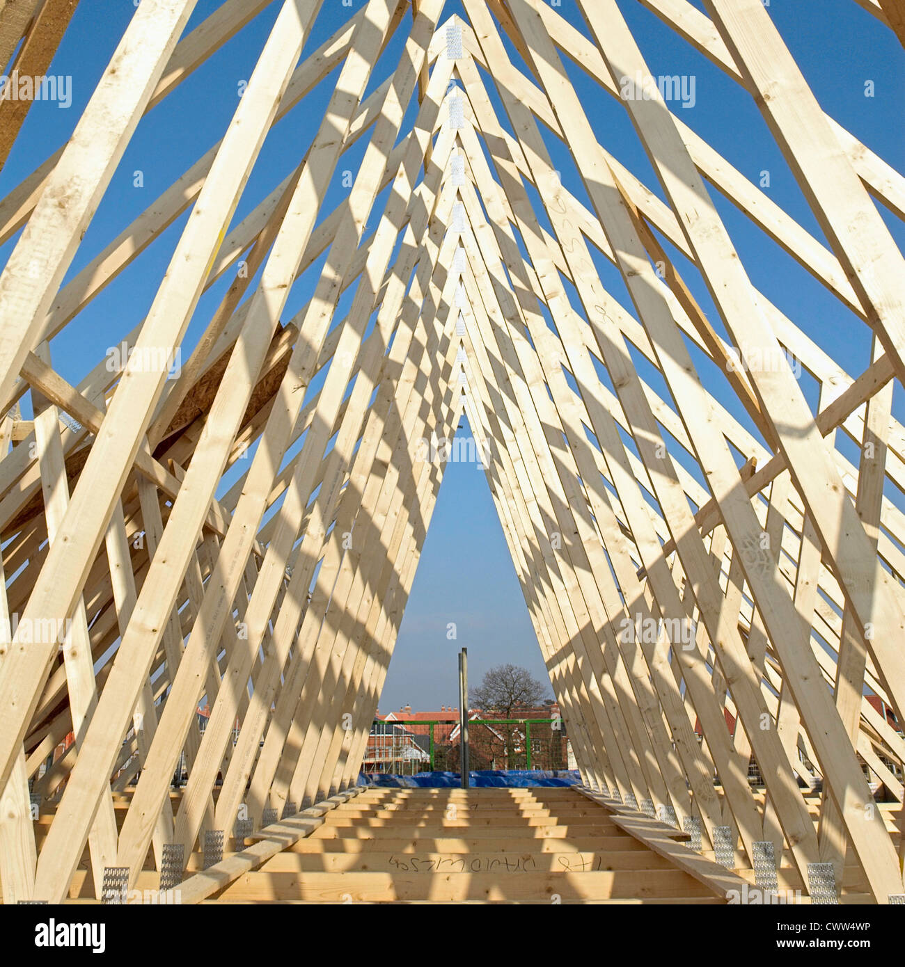 Half finished roof hi-res stock photography and images - Alamy