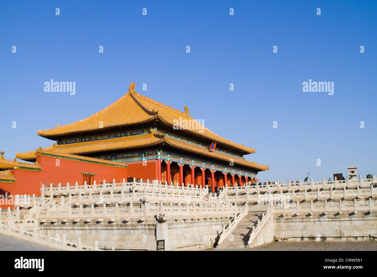 the Forbidden City of Qing, Ming Dynasty in Beijing, China Stock Photo ...