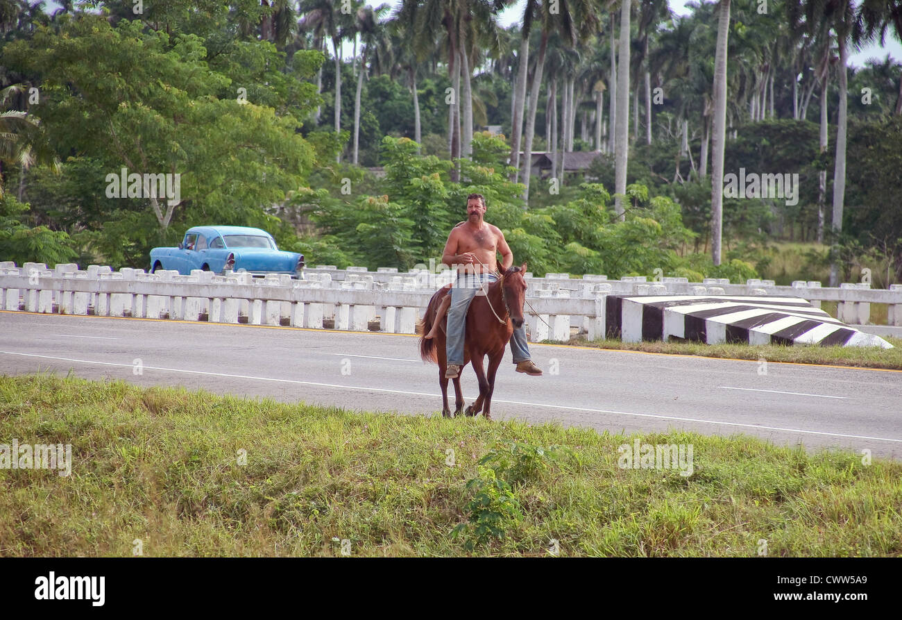 Main Highway leading to Pinar del Rio, Pinar del Rio, Cuba Stock Photo ...