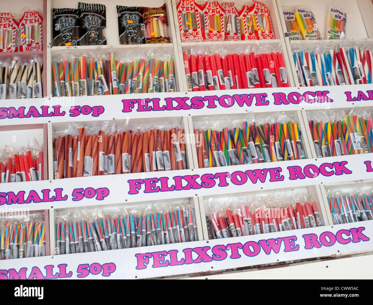 Seaside rock candy hi-res stock photography and images - Alamy