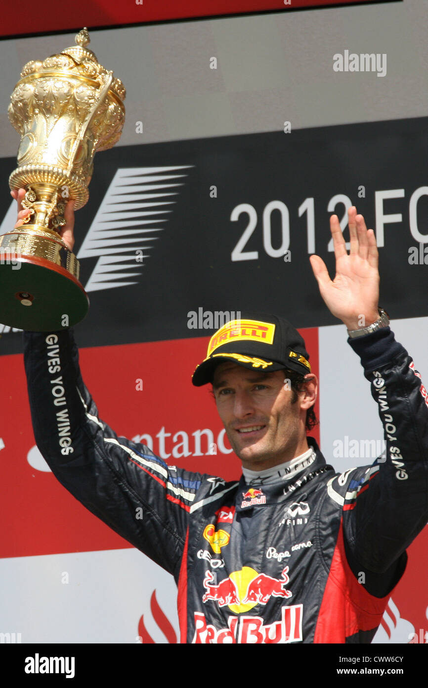 Mark Webber, Red Bull Racing, British Grand Prix, Silverstone UK ...