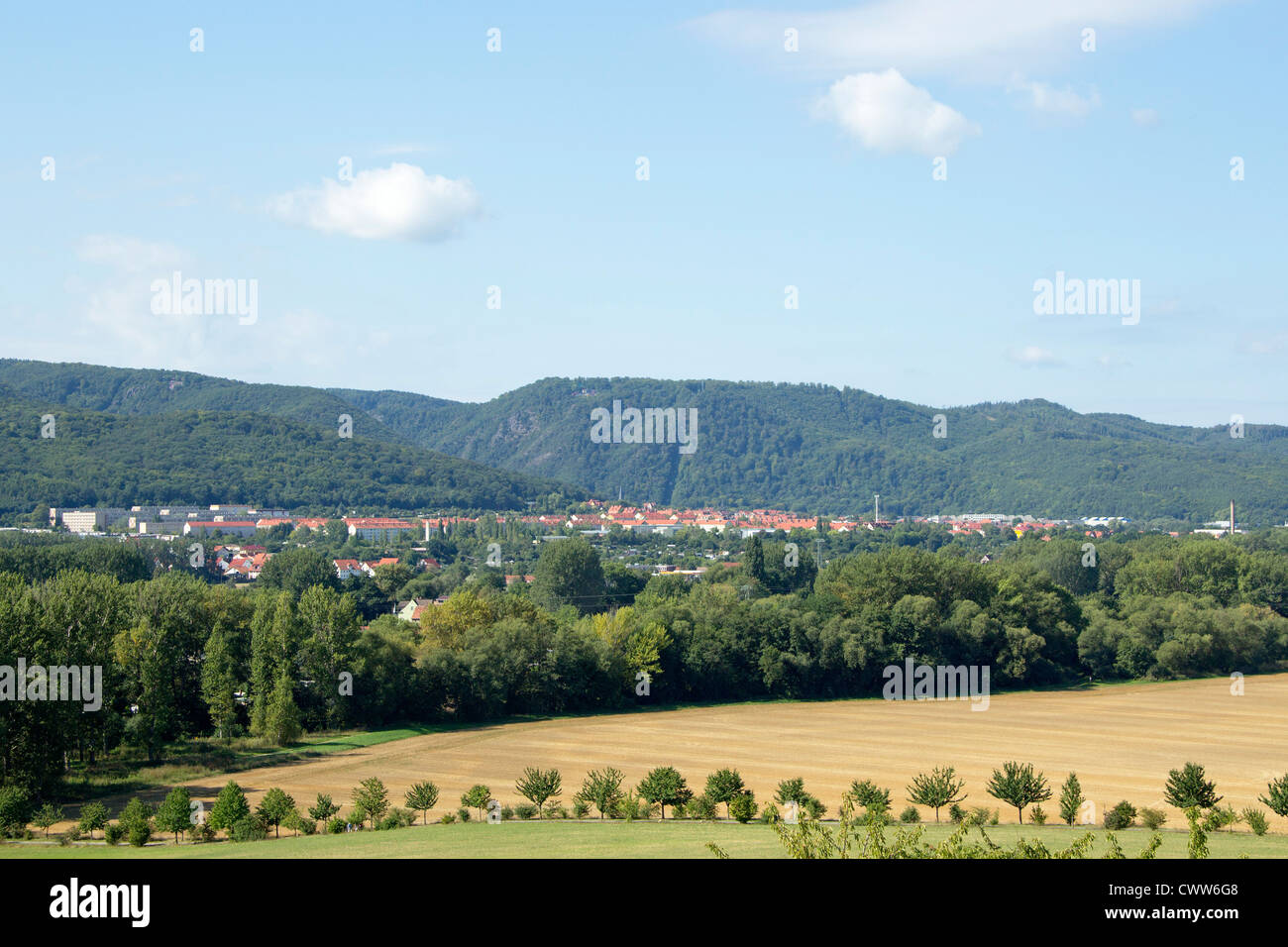 Thale town mountain trees hi-res stock photography and images - Alamy