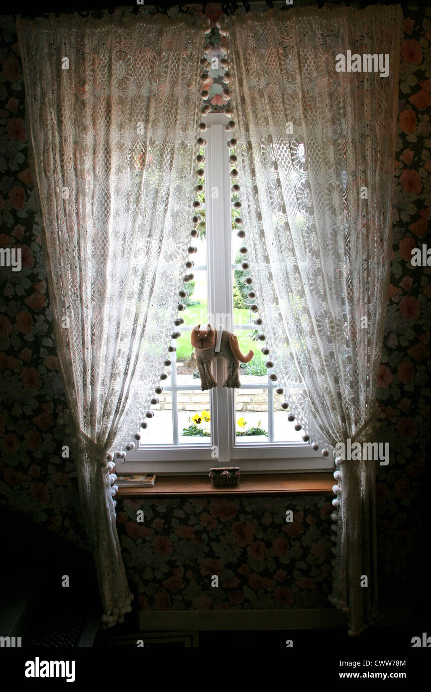 French traditional house window Stock Photo - Alamy