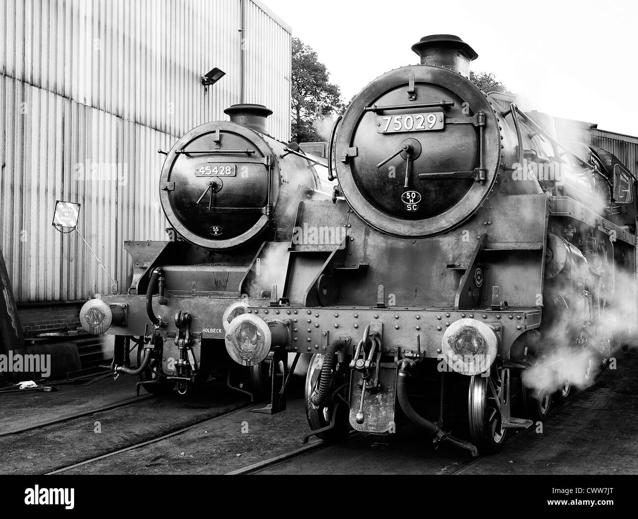 Eric treacy locomotive Black and White Stock Photos & Images - Alamy