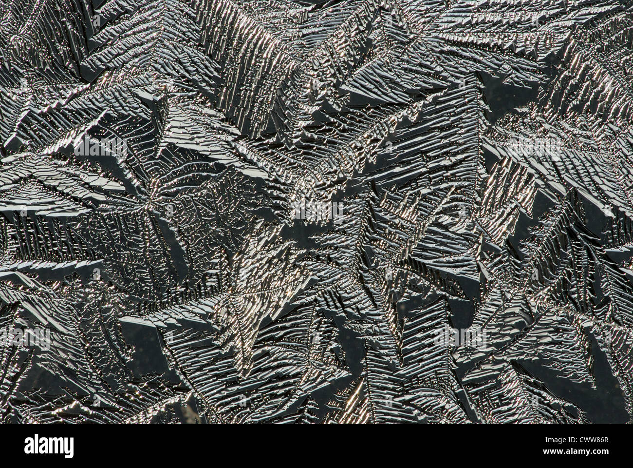 Hoarfrost on glass, texture of ice in thee cold winter Stock Photo - Alamy