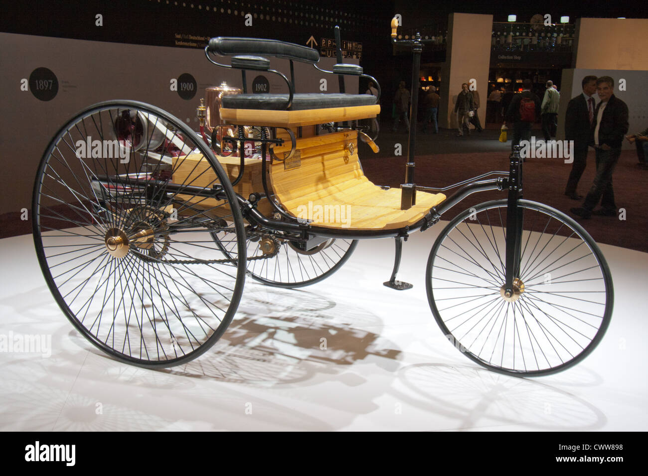 1886 Benz Patent motorcar at the Techno Classica Essen motor show 2011 ...