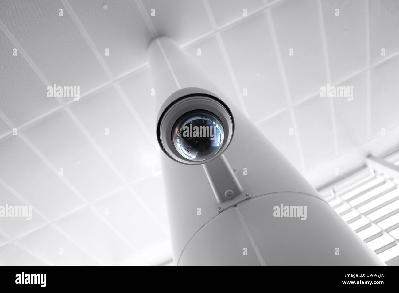 Overhead security camera in a government owned public building Stock ...