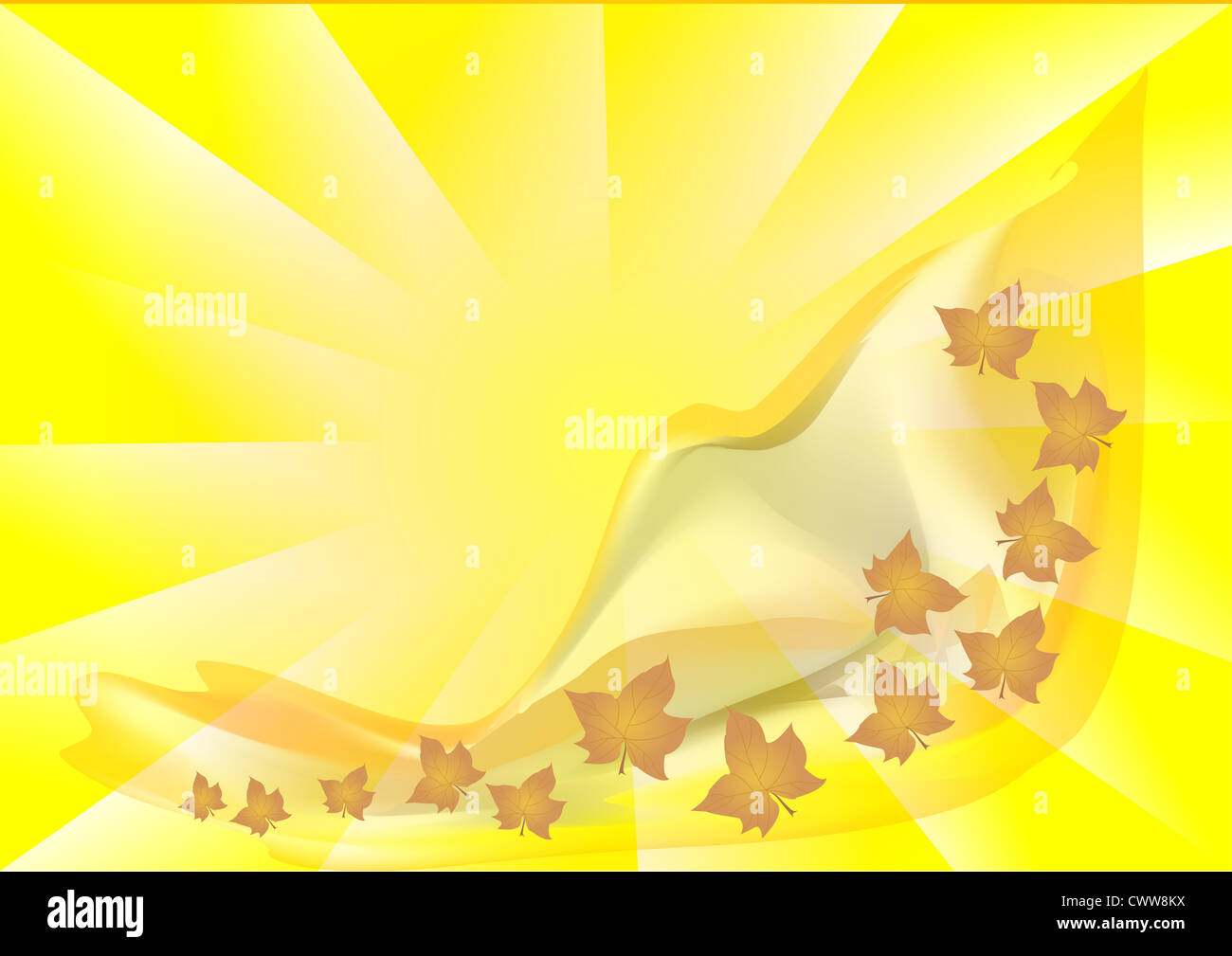 abstract background with autumn leaves Stock Photo - Alamy