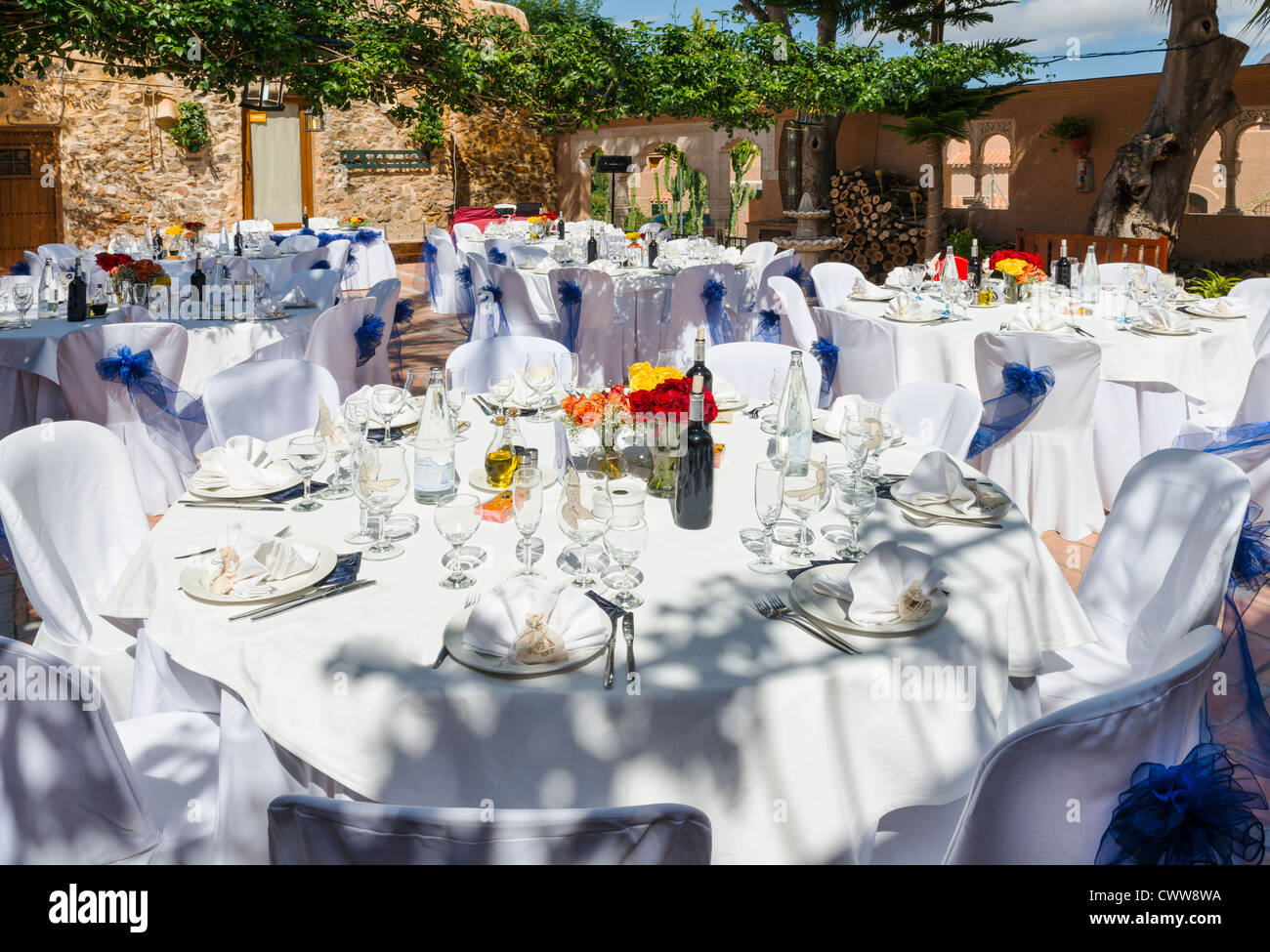 Wedding reception in Spain Stock Photo - Alamy