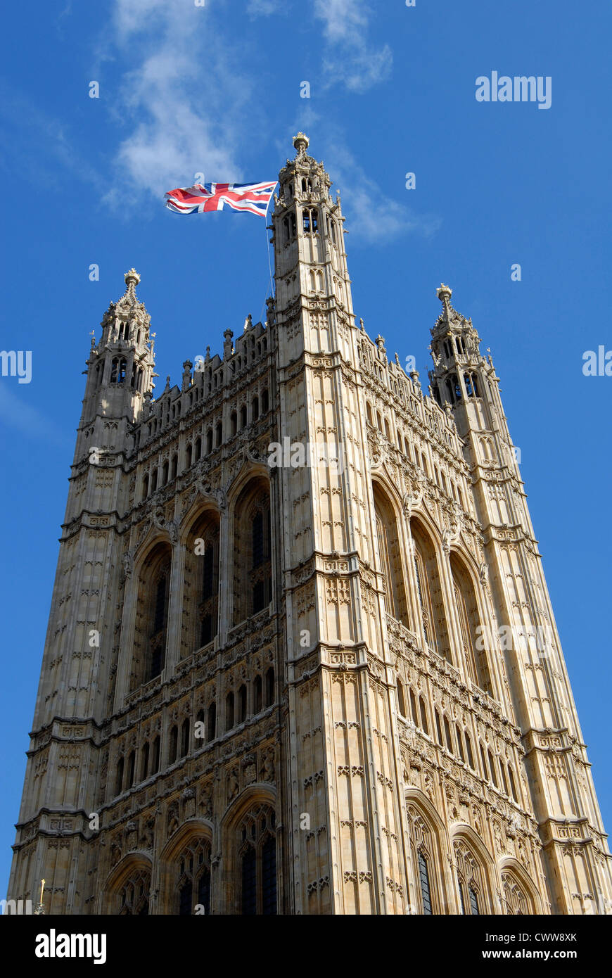 Victoria tower at sunset hi-res stock photography and images - Alamy