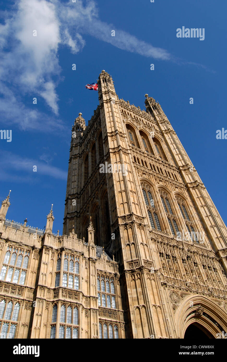 Victoria Tower of the House of Parliament Stock Photo - Alamy