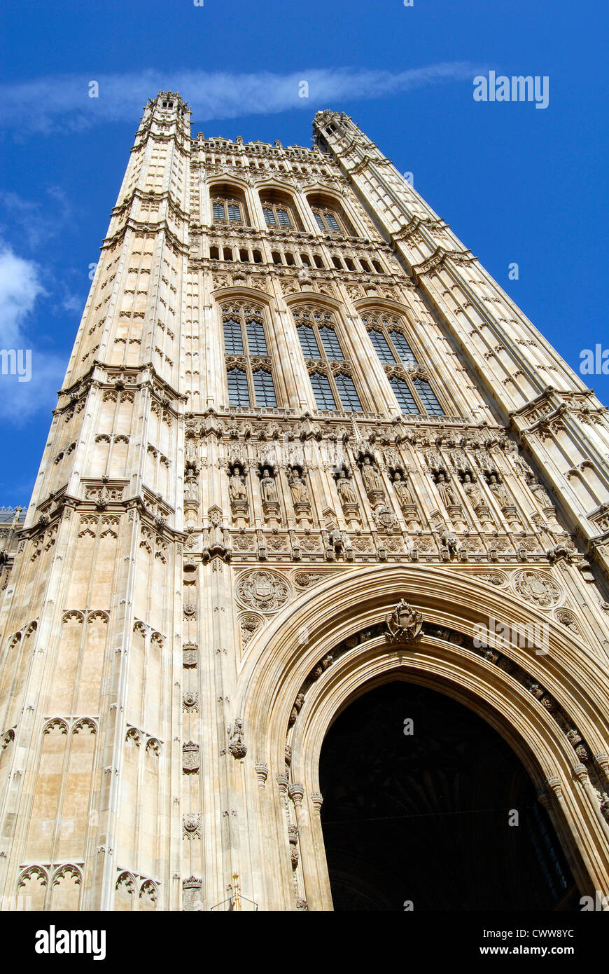 Victoria tower at sunset hi-res stock photography and images - Alamy