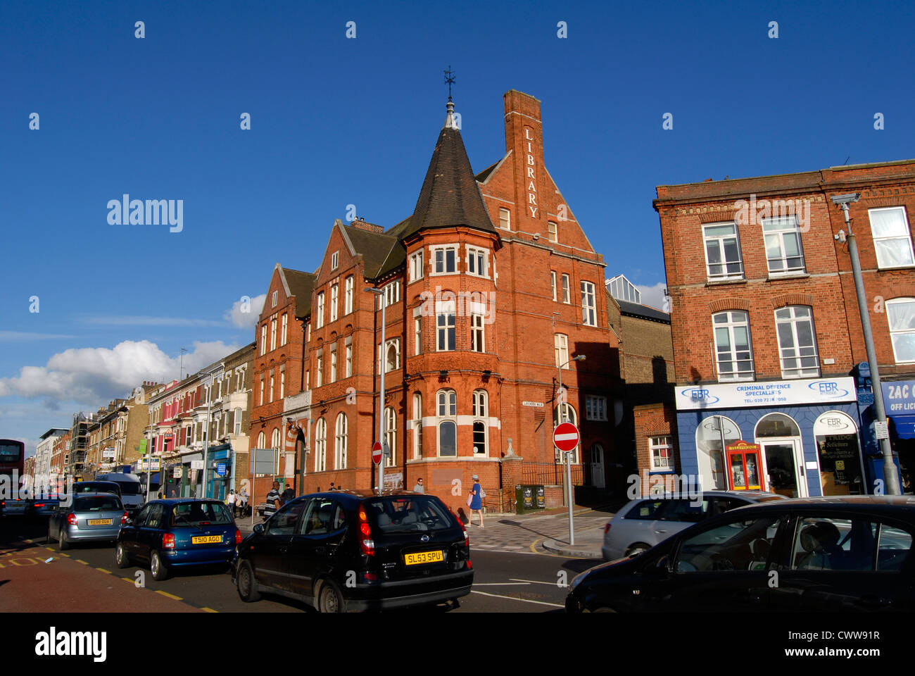 The library building clapham hi-res stock photography and images - Alamy