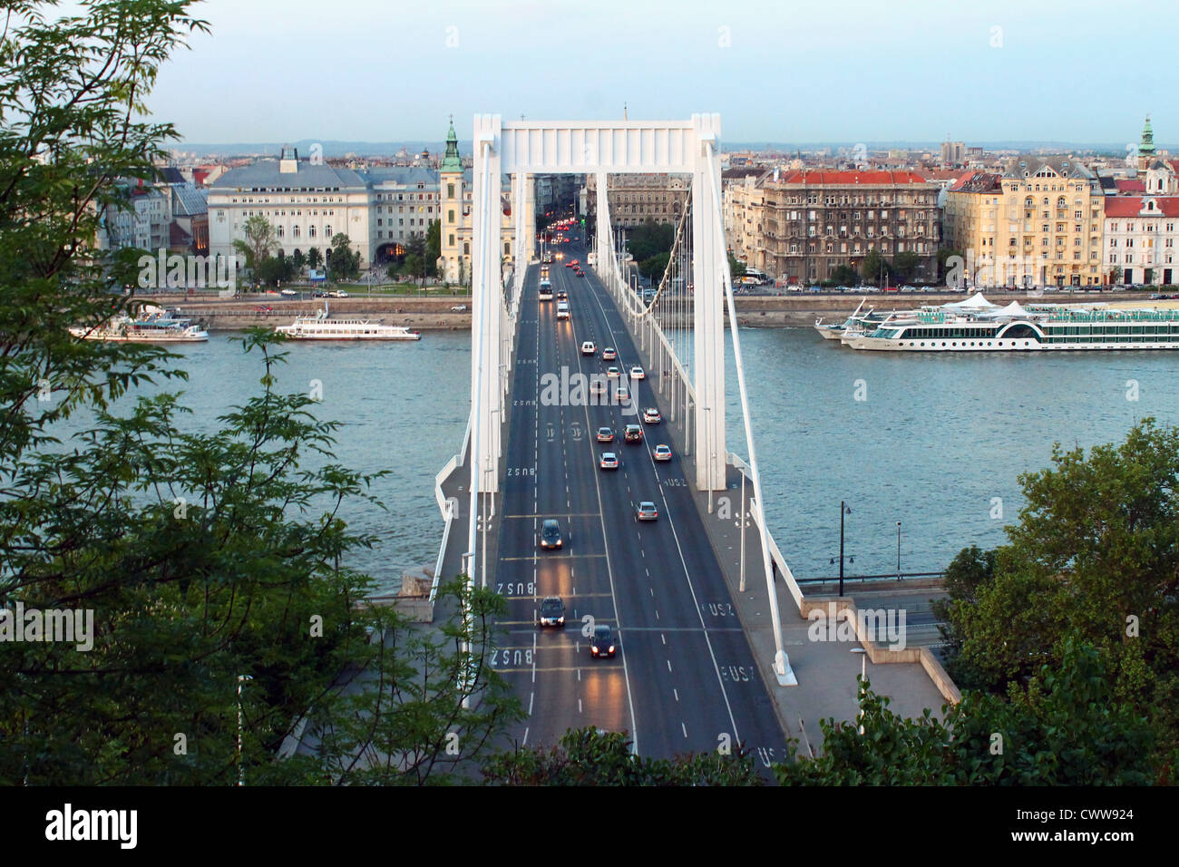 A picture of Elizabeth Bridge in Budapest Stock Photo - Alamy