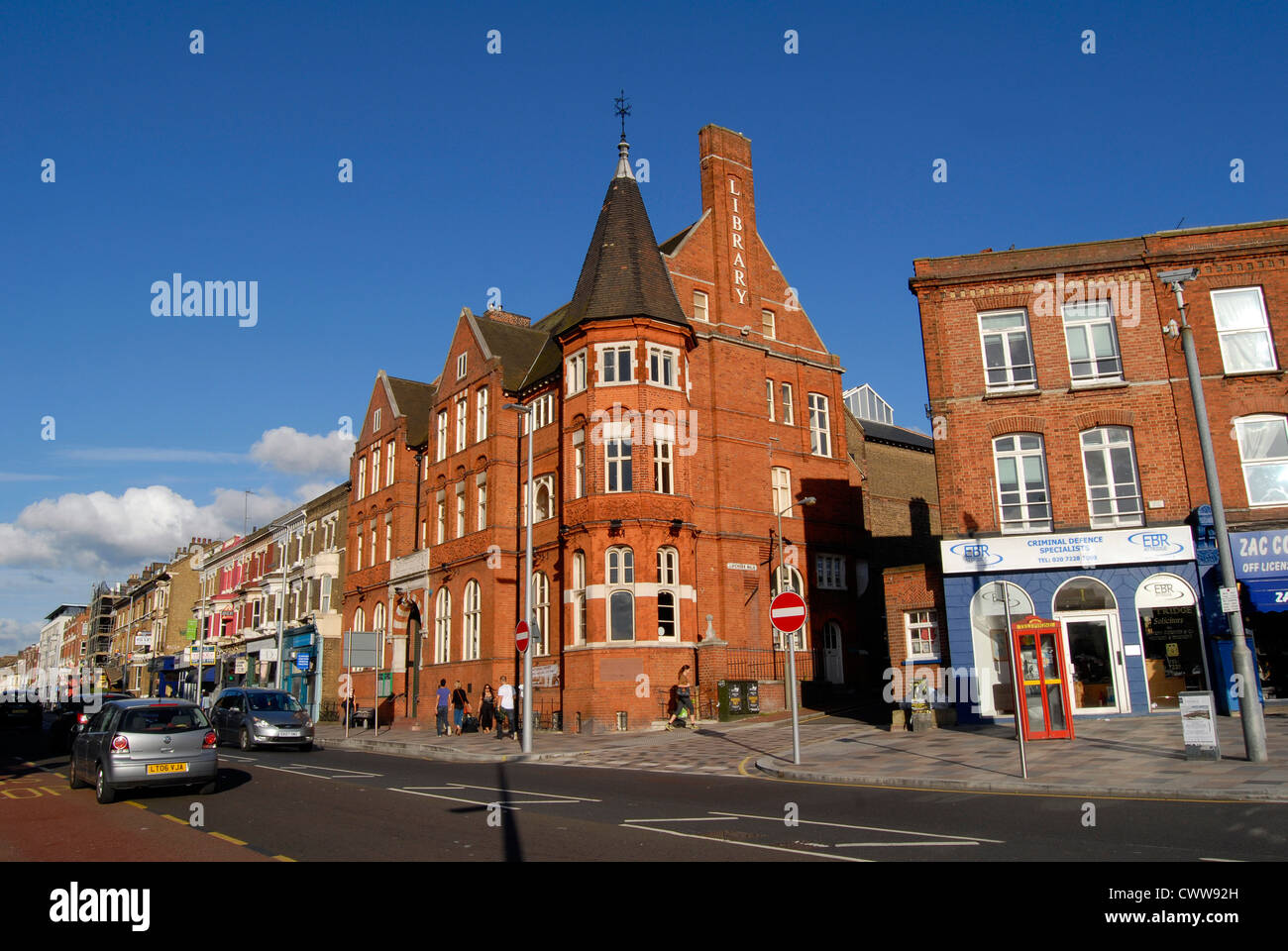 Clapham Junction Library Stock Photo - Alamy