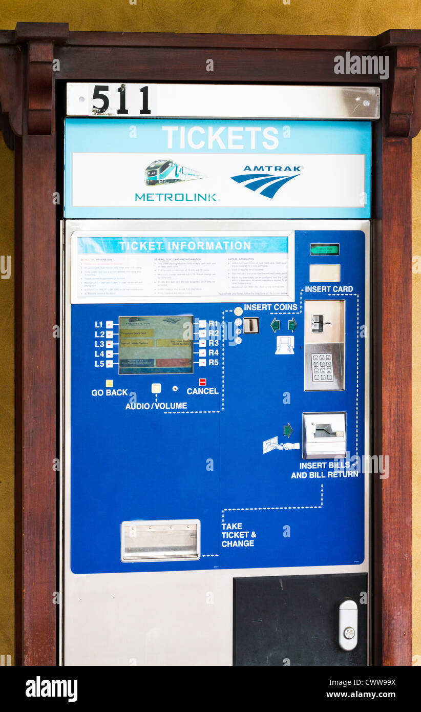 Railway ticket dispenser hi-res stock photography and images - Alamy