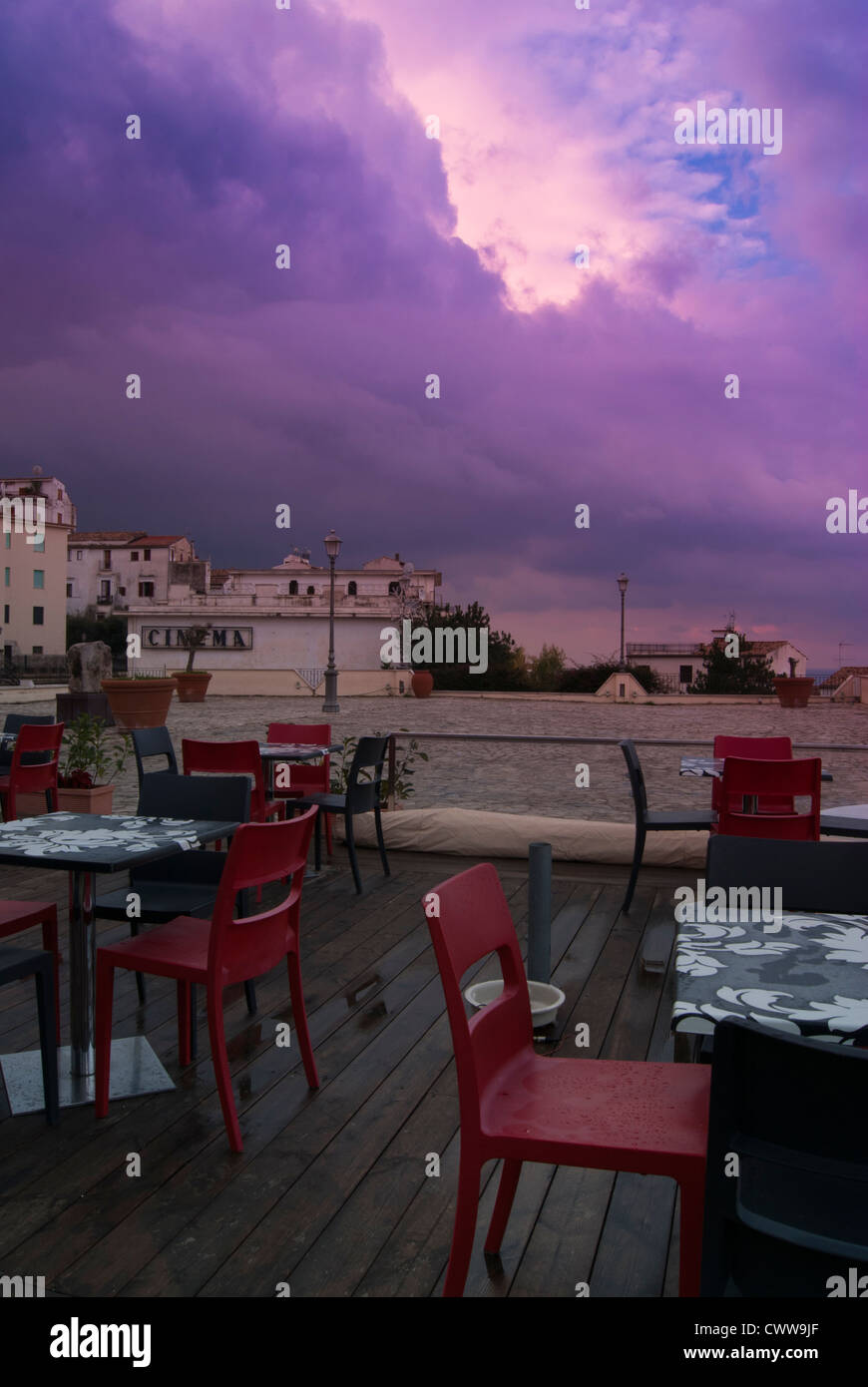 Rainy terrace hi-res stock photography and images - Alamy