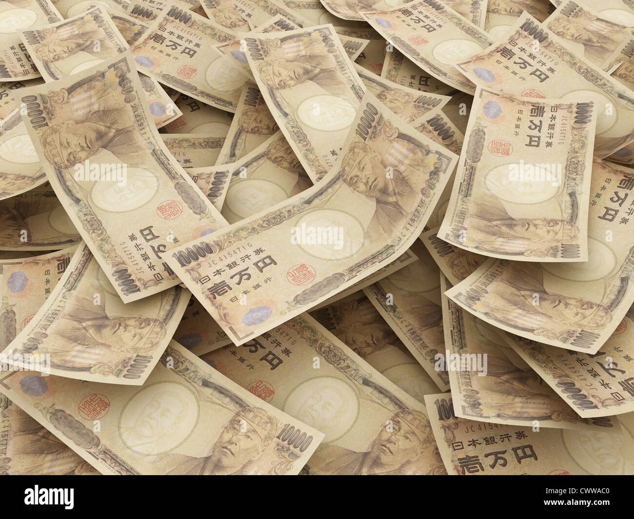 Japanese 10000 yen notes hi-res stock photography and images - Alamy