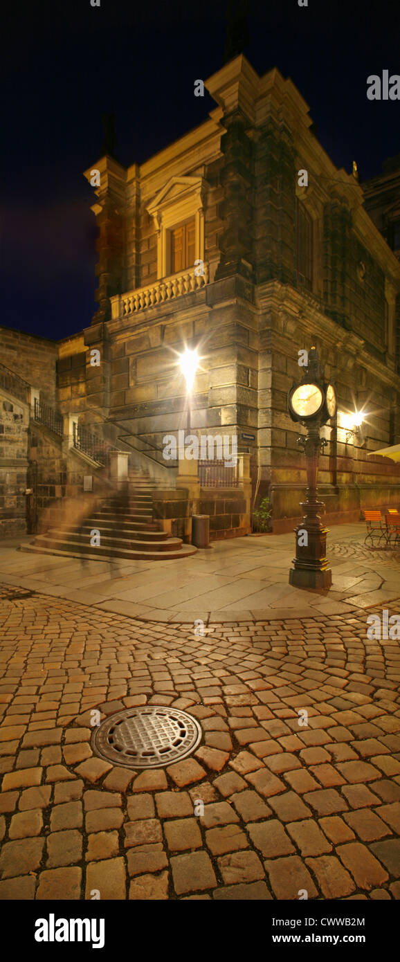 Steps leading up to the Bruhl Terrace, known as the Balcony of Europe ...