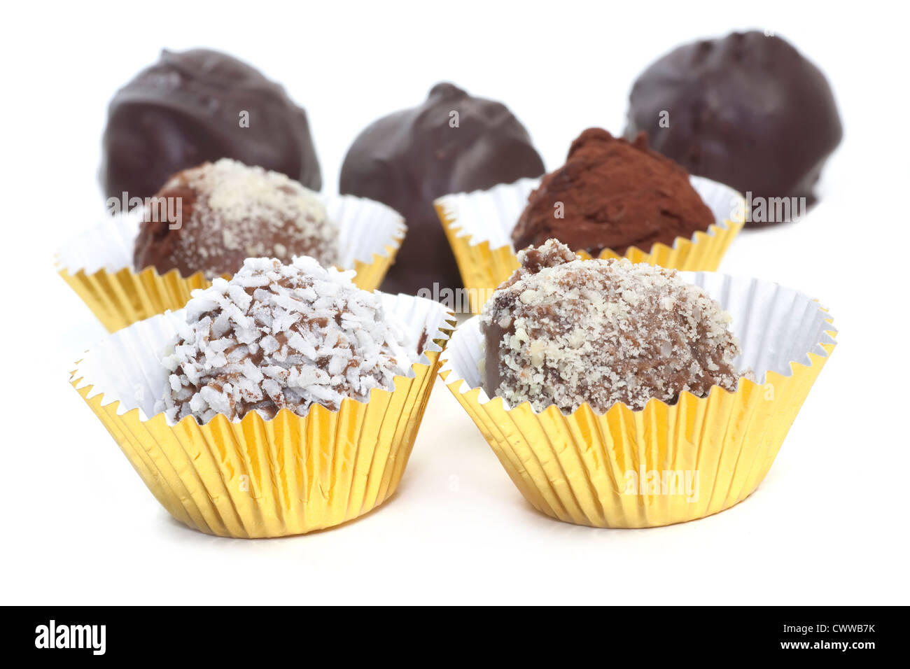 Chocolate gold wrapper hi-res stock photography and images - Alamy