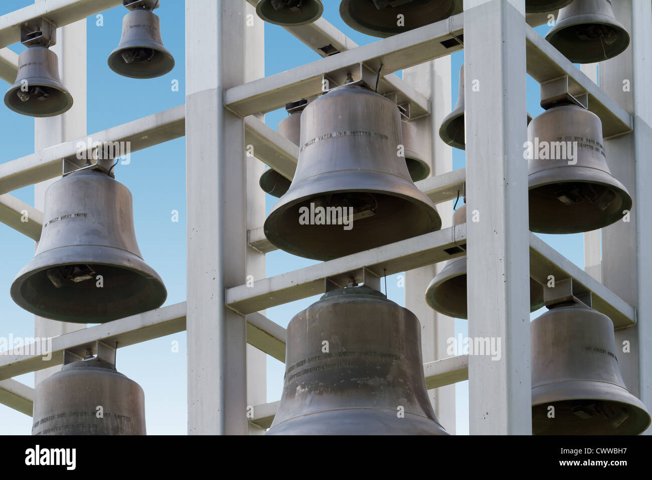 Bells of a tower Stock Photo - Alamy