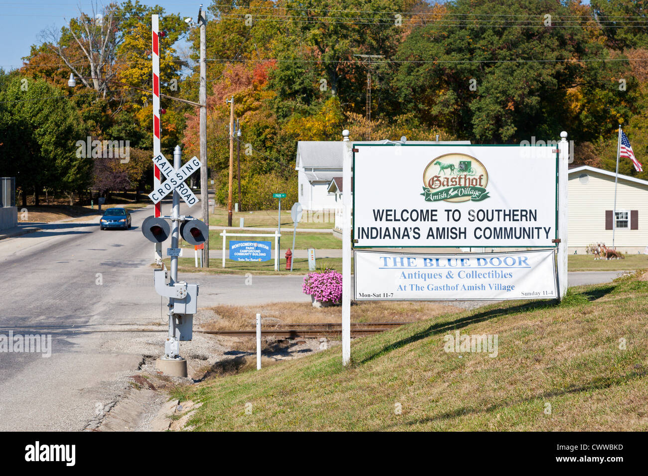 Amish community of Montgomery, Indiana Stock Photo - Alamy