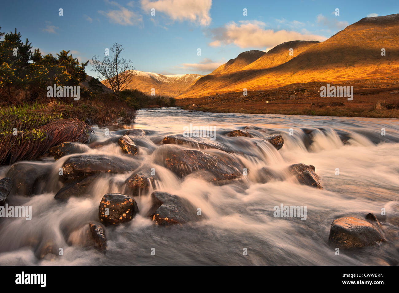 Image of water rushing over rocks hi-res stock photography and images ...