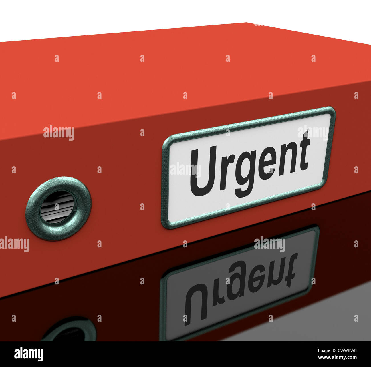Urgent File Showing Documents With Priority Deadline Stock Photo - Alamy