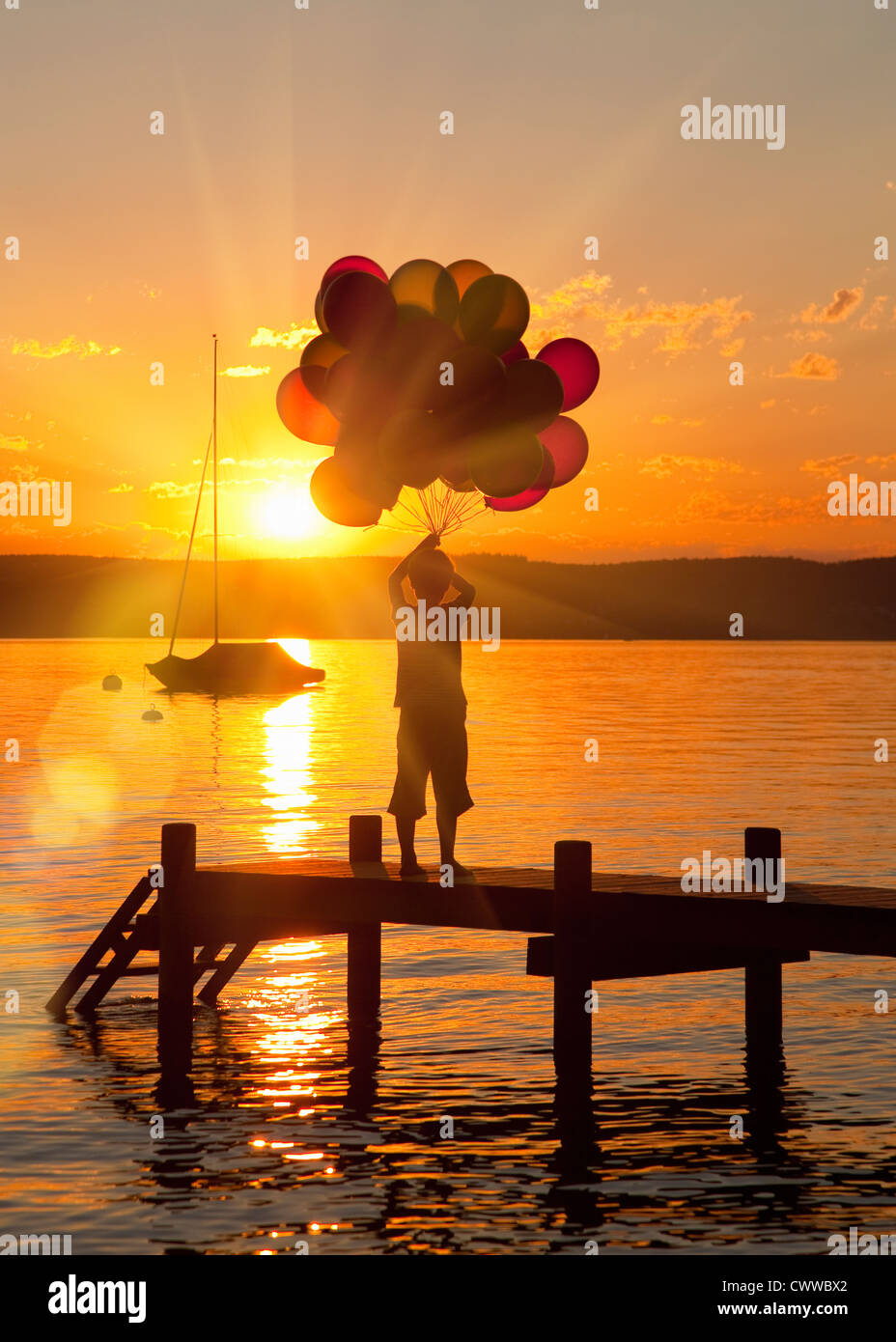 Mooring balloon hi-res stock photography and images - Alamy