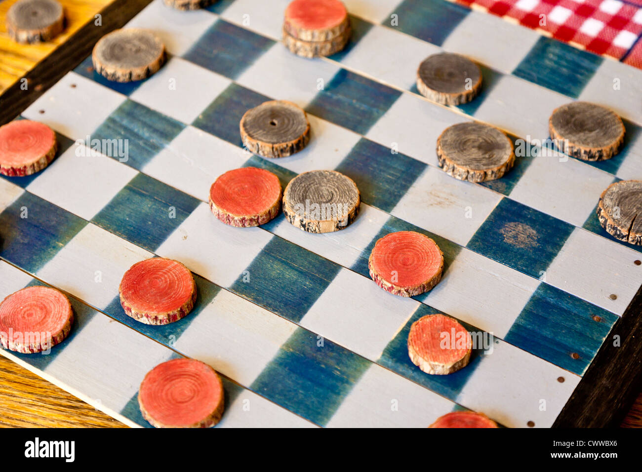 Checkerboard game hi-res stock photography and images - Alamy