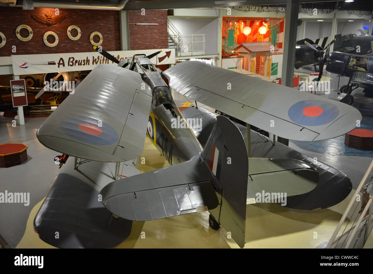 Aircraft Carrier And Fairey Albacore High Resolution Stock Photography ...