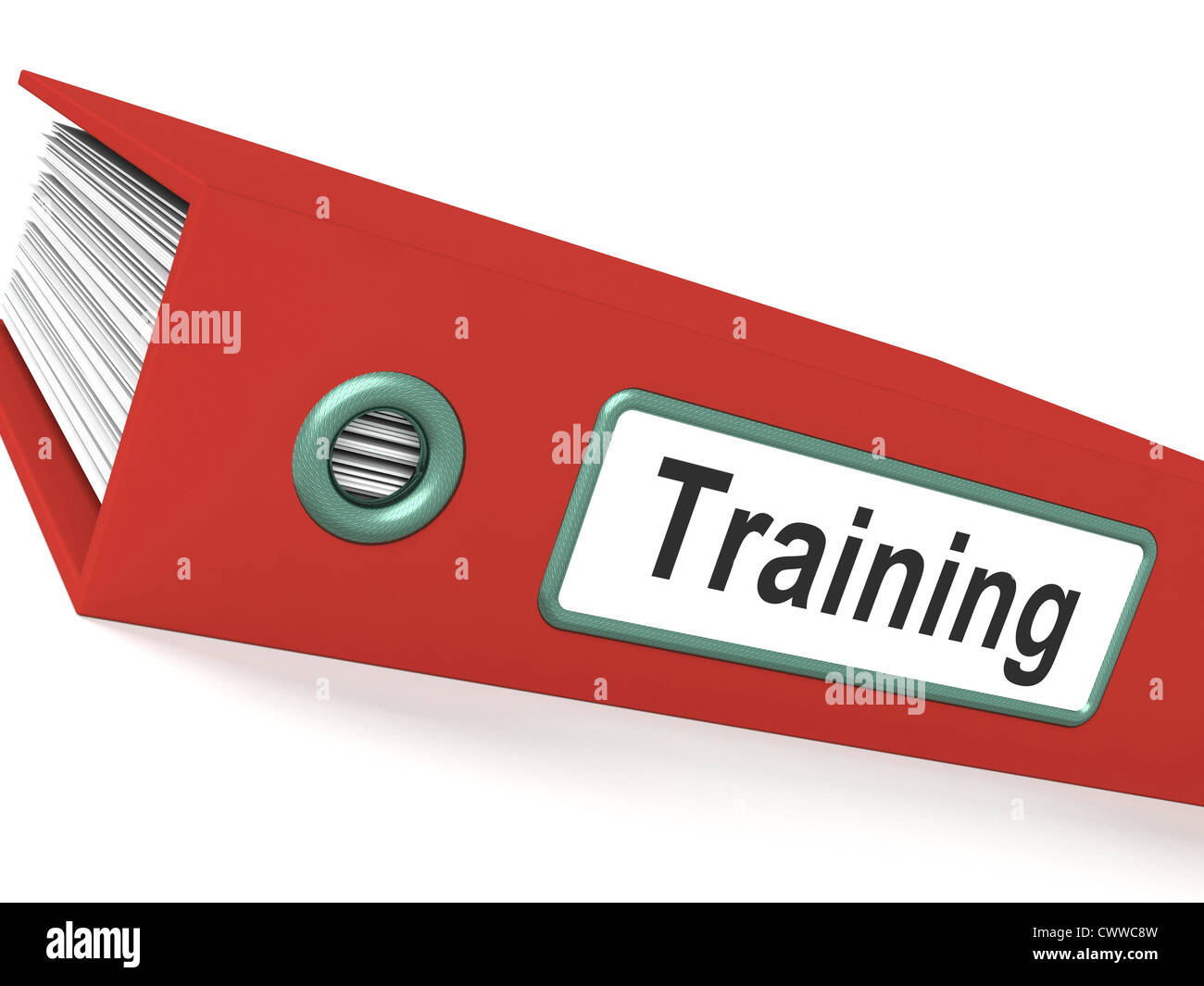 Training File Showing Education And Development Stock Photo - Alamy