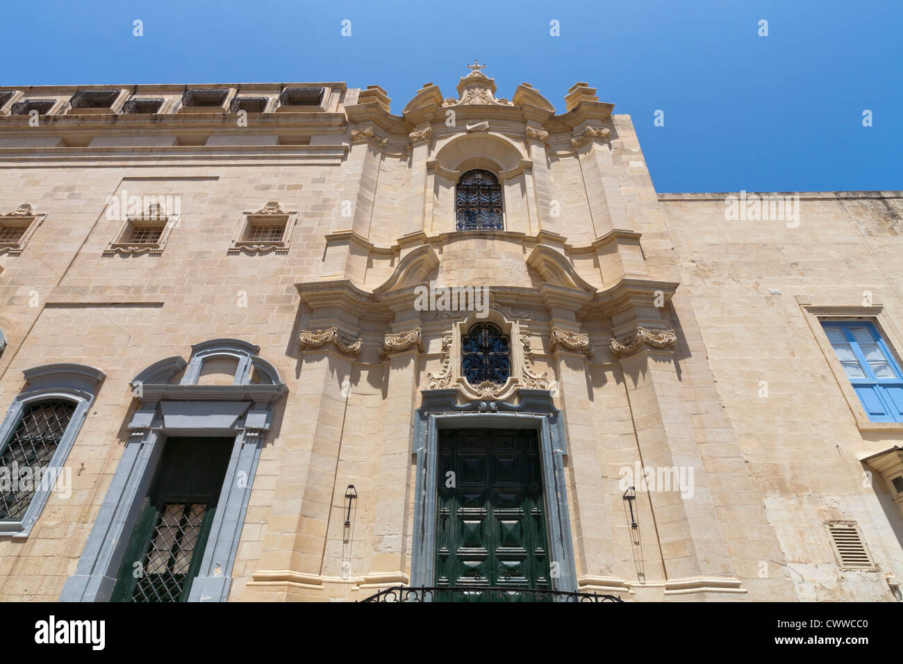 Maltese architecture seen on the streets of the Island of Malta ...